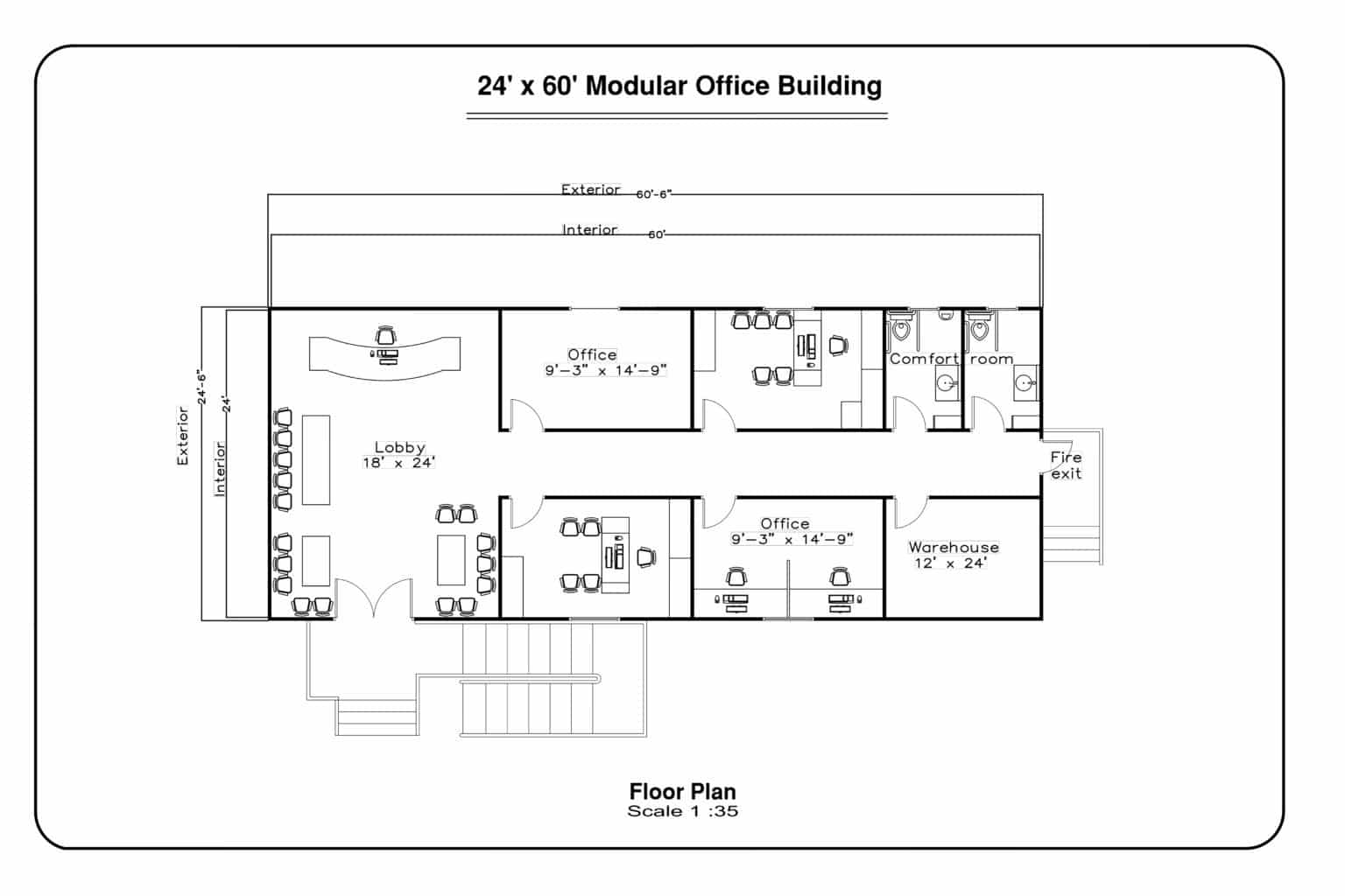 General Modular Facility | Building Rental | Modular Building Rental